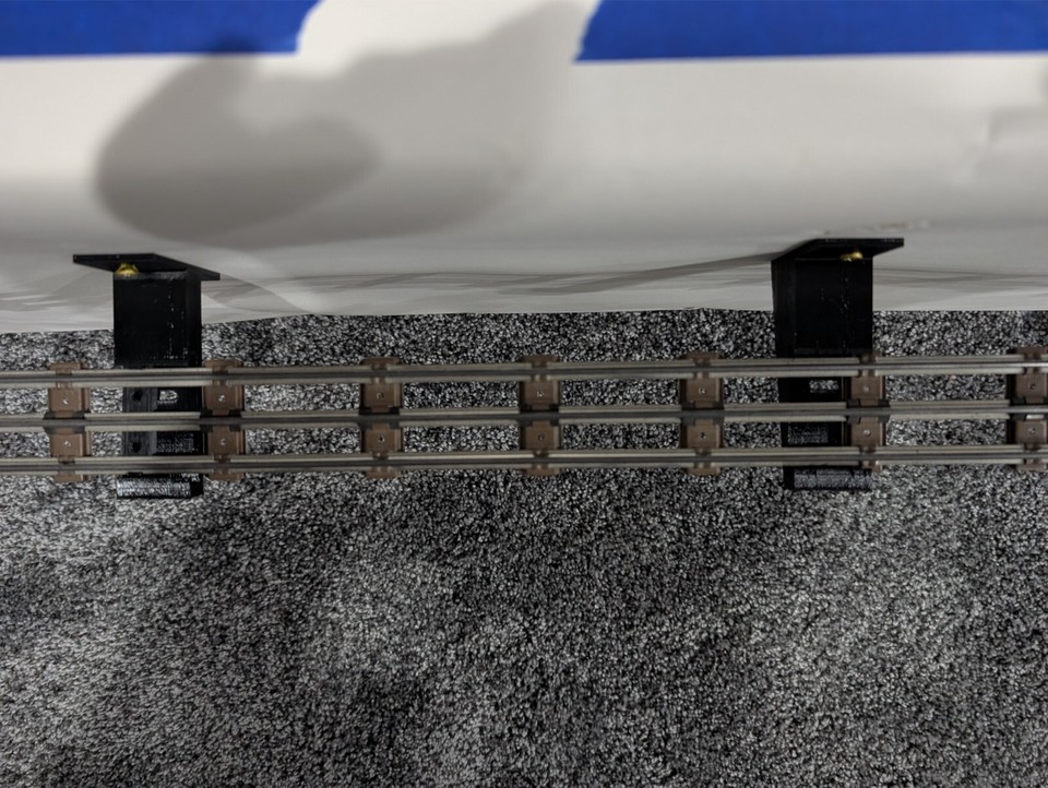 O Scale Model Train Track Wall Mount Complete Room System | eBay