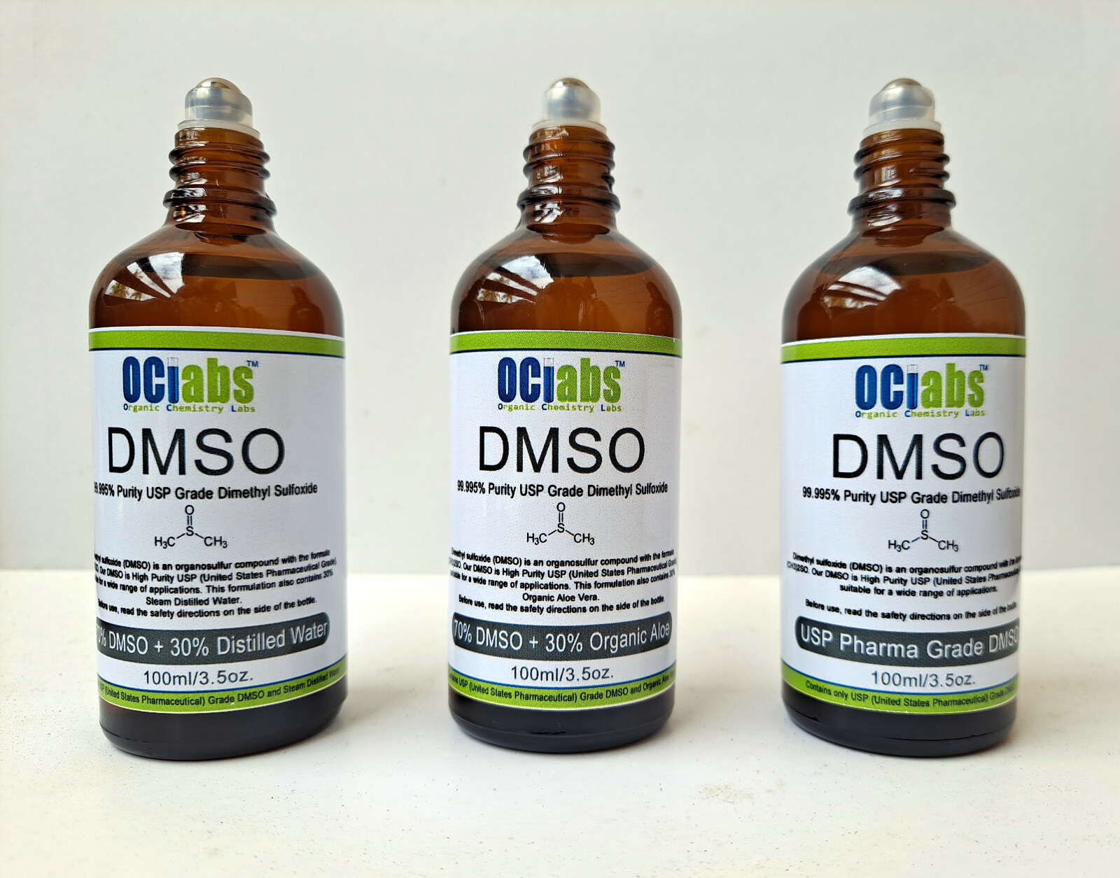 Pharmaceutical DMSO Liquid/Gel 99.9% Pure DMSO, 70/30 Water, 70/30 Aloe ...