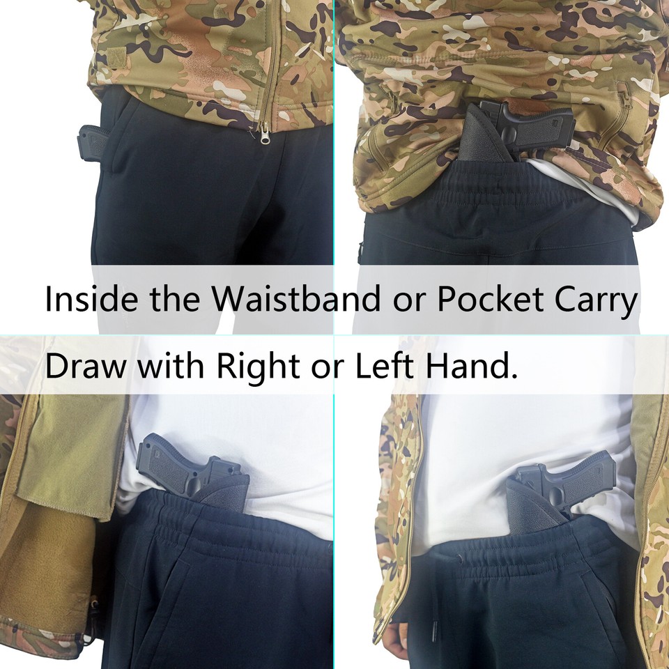 Tactical Concealed Pocket Carry IWB Right Left Hand Gun Holster Non ...