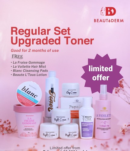 BEAUTEDERM Beaute Set - Regular upgrade toner to 120ml | eBay Australia