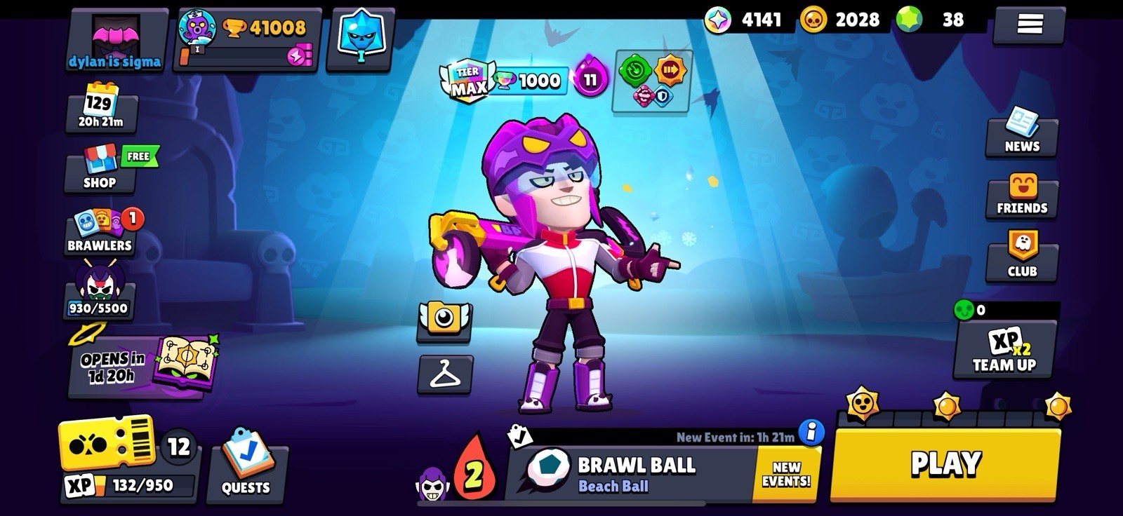 Brawl Stars 40k Trophies It Has Many Power Levels 11 With Hypercharge Costs 40. | eBay