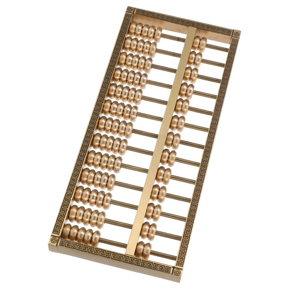 Mini Abacus: Brass Retro Chinese Style Decorative Mini Figurines ...