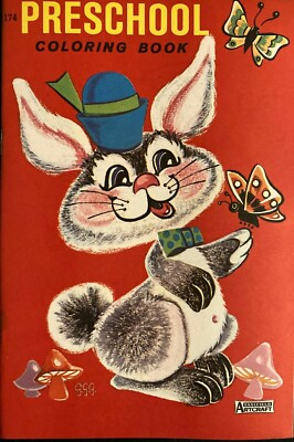 1960's Rare Big Little Coloring Book – PRESCHOOL Coloring Book "NOS" | eBay