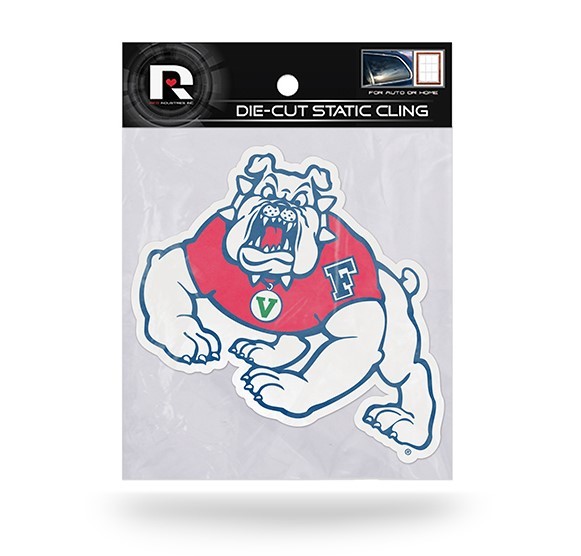 Fresno State Bulldogs Die Cut Static Cling Decal Sticker 5 X 4 NEW Car ...