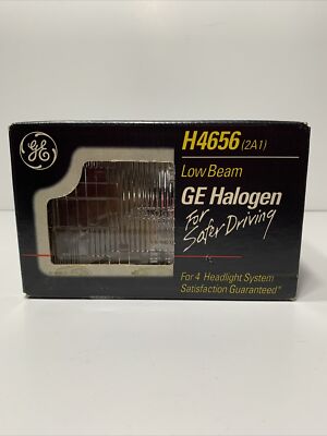 General Electric (GE) H4656 Low Beam Halogen Headlamp Headlight 12V 35W ...