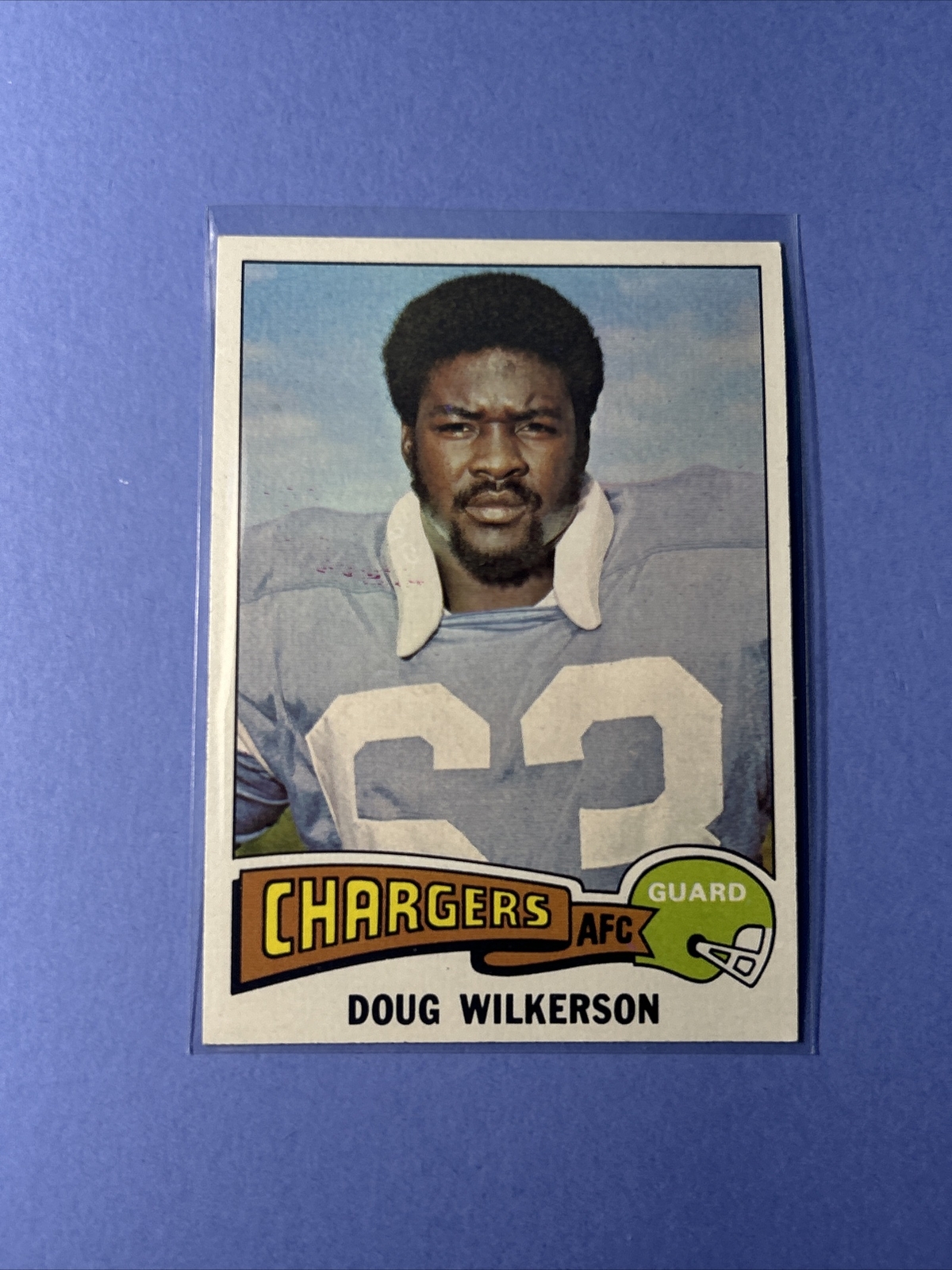 1975 Topps #44 Doug Wilkerson Rookie RC San Diego Chargers EXNM+ | eBay