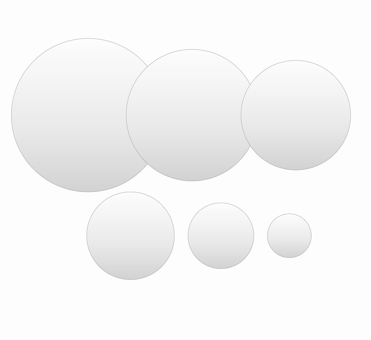 Laser Cut Acrylic Shapes Acrylic Circles — Laser Cut Blanks