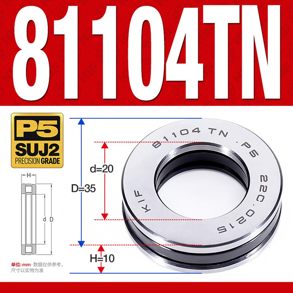 1Pcs Thrust Needle Roller Bearing Internal Diameter 12mm~90mm Flat Thin ...