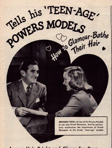 Kreml Shampoo 1945 Vintage Print Ad Hair Tonic Powers Lovely Teen Age ...