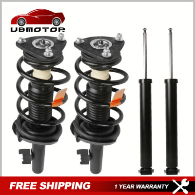 4x Front+Rear Complete Shocks Struts Absorbers For 04-09 Mazda 3 06-10 ...