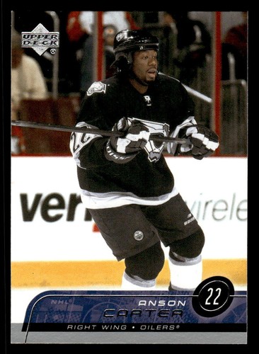 Anson Carter 2002 Upper Deck #73 Edmonton Oilers | eBay