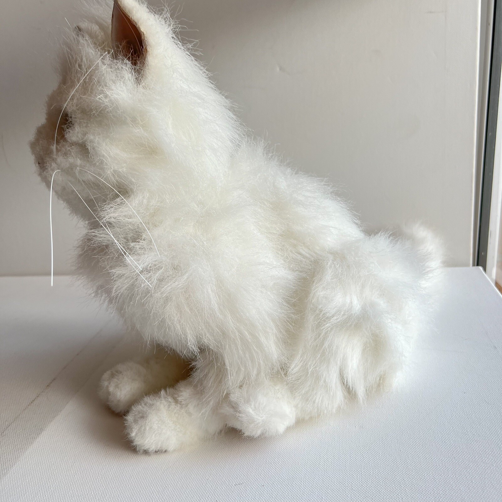 2006 FurReal Friends Lulu Cat 14” Hasbro Interactive Toy White Persian ...