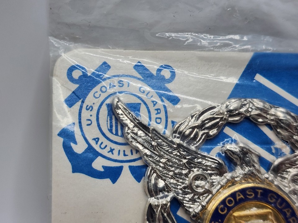 New Old Stock US Coast Guard Auxiliary Garrison Hat Pin National Store ...