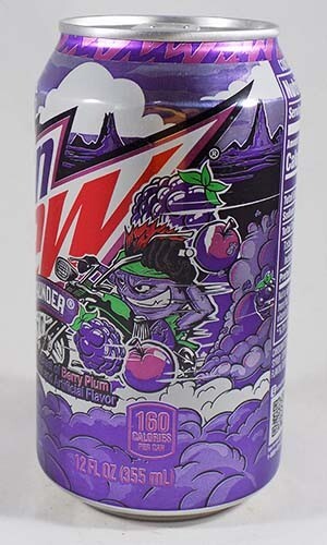 Mountain Dew Purple Thunder Berry Plum FULL NEW 12oz Can USA 2024 ...