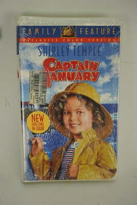 NEW Shirley Temple VHS Captain January 86162856839| eBay