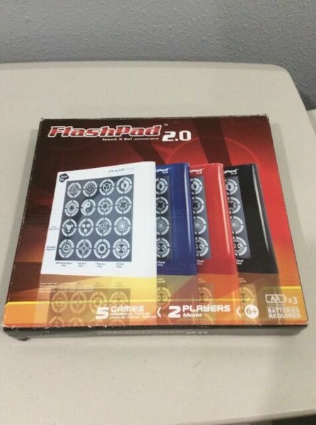 FlashPad 2.0 Touch N Go Electronic Game Toy Element 5 Games 2 Players ...