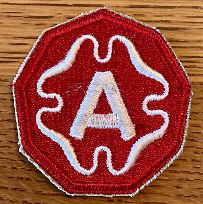 Original WWII US Army Ninth Army Patch 9th Army SSI cut-edge | eBay