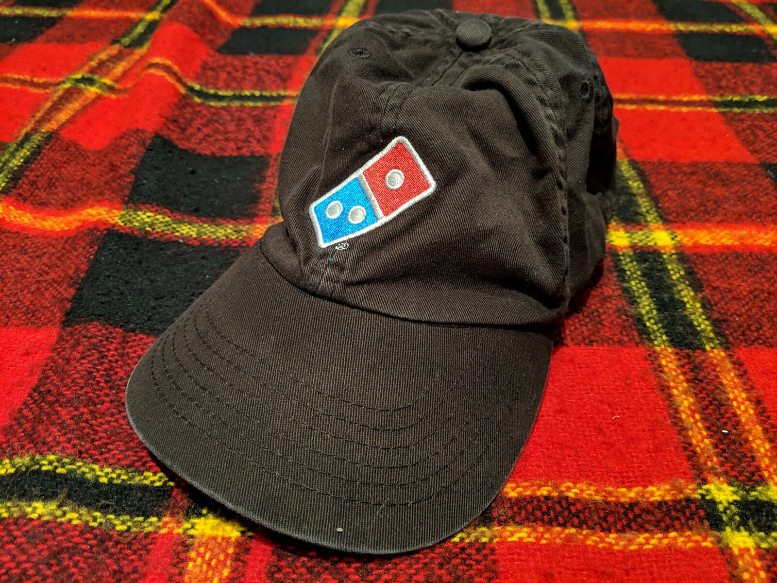 Domino's Pizza Gear Black And Blue Cap Hat Adjustable… - Gem