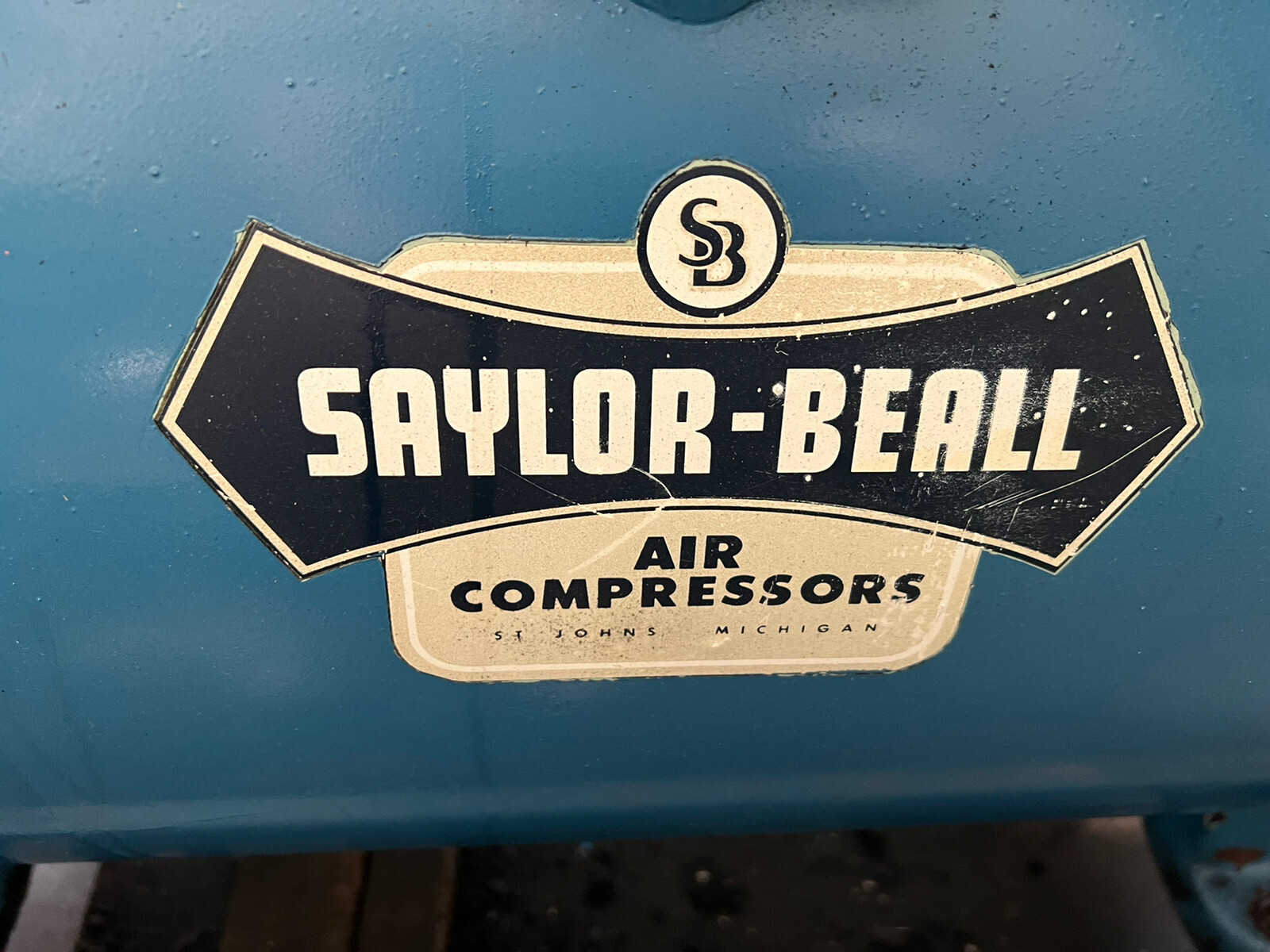 Vintage Saylor-Beall Air Compressor Solberg Manufacturing INC Filter ...