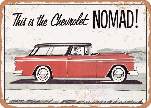 METAL SIGN - 1955 Chevy Nomad Vintage Ad | eBay