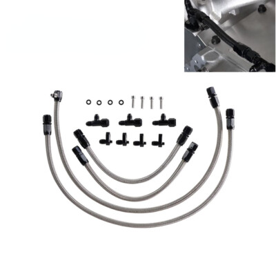 For LS LSX LS1 LS2 LS6 LM7 Steam Vent Hose Kit 4AN Complete Coolant ...