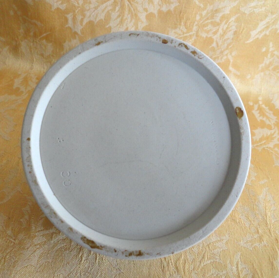 ANTIQUE WEDGWOOD DIPPED WHITE ON BLUE JASPER WARE BISCUIT JAR BARREL Ca ...