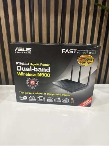 ASUS N900 WiFi Router (RT-N66U) - Dual Band Gigabit Wireless Internet ...