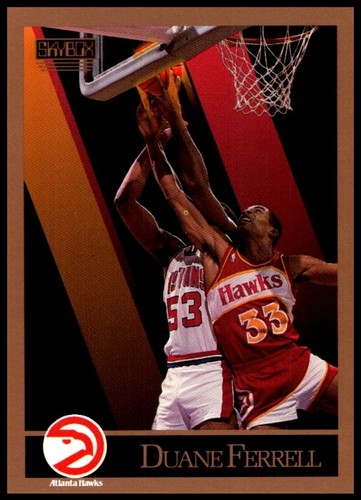 1990 Duane Ferrell Rookie Skybox BASKETBALL #2 Atlanta Hawks | eBay