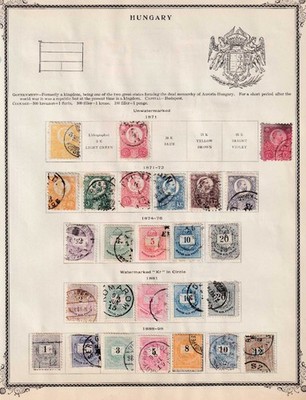 HUNGARY - MOSTLY USED COLLECTION ON ALBUM PAGES - DR. SCHULTZ ESTATE ...