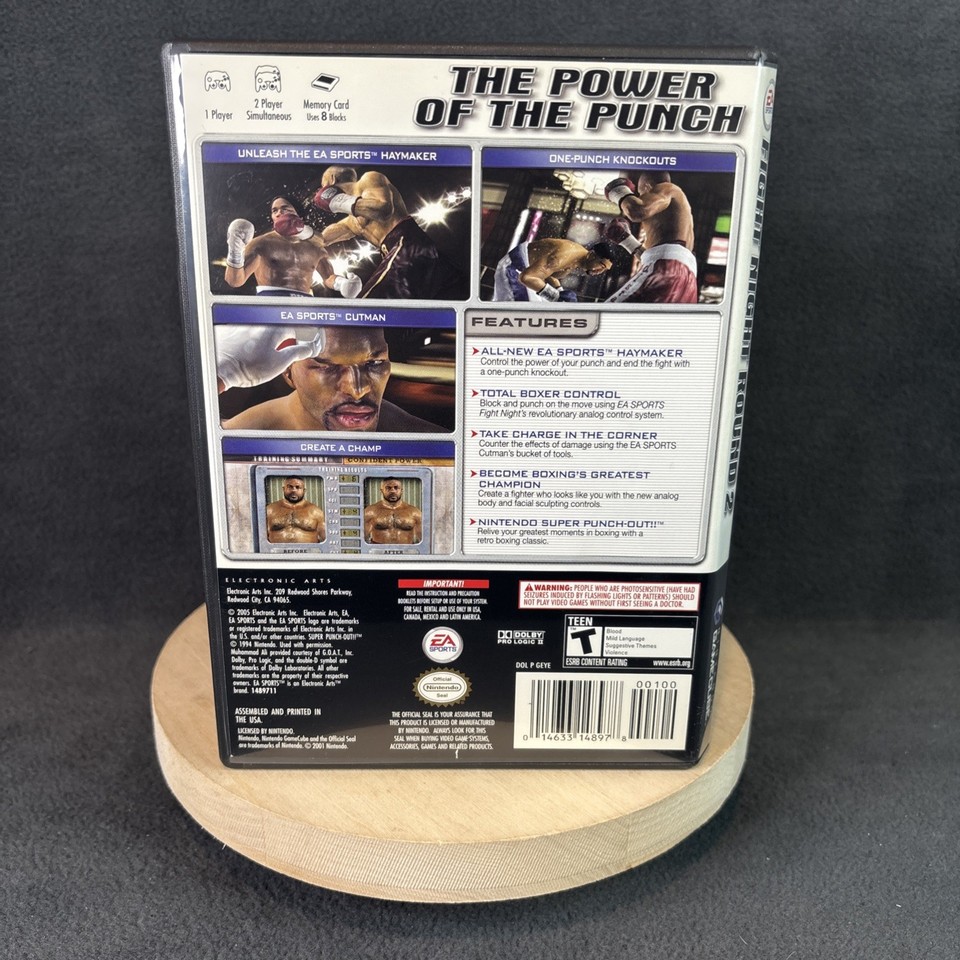 GameCube - Fight Night Round 2 - Complete/CIB - Refurbished, Excellent ...