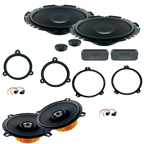 Kit 6 casse HERTZ BMW serie 3 e46 1998-2006 con adattatori e supporti ...