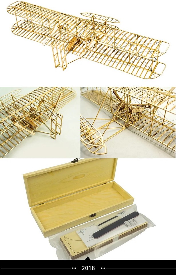 1/24 Dancing Wings Hobby Wright Flyer-1 Wood Kit VC01 500mm (19.7") | eBay