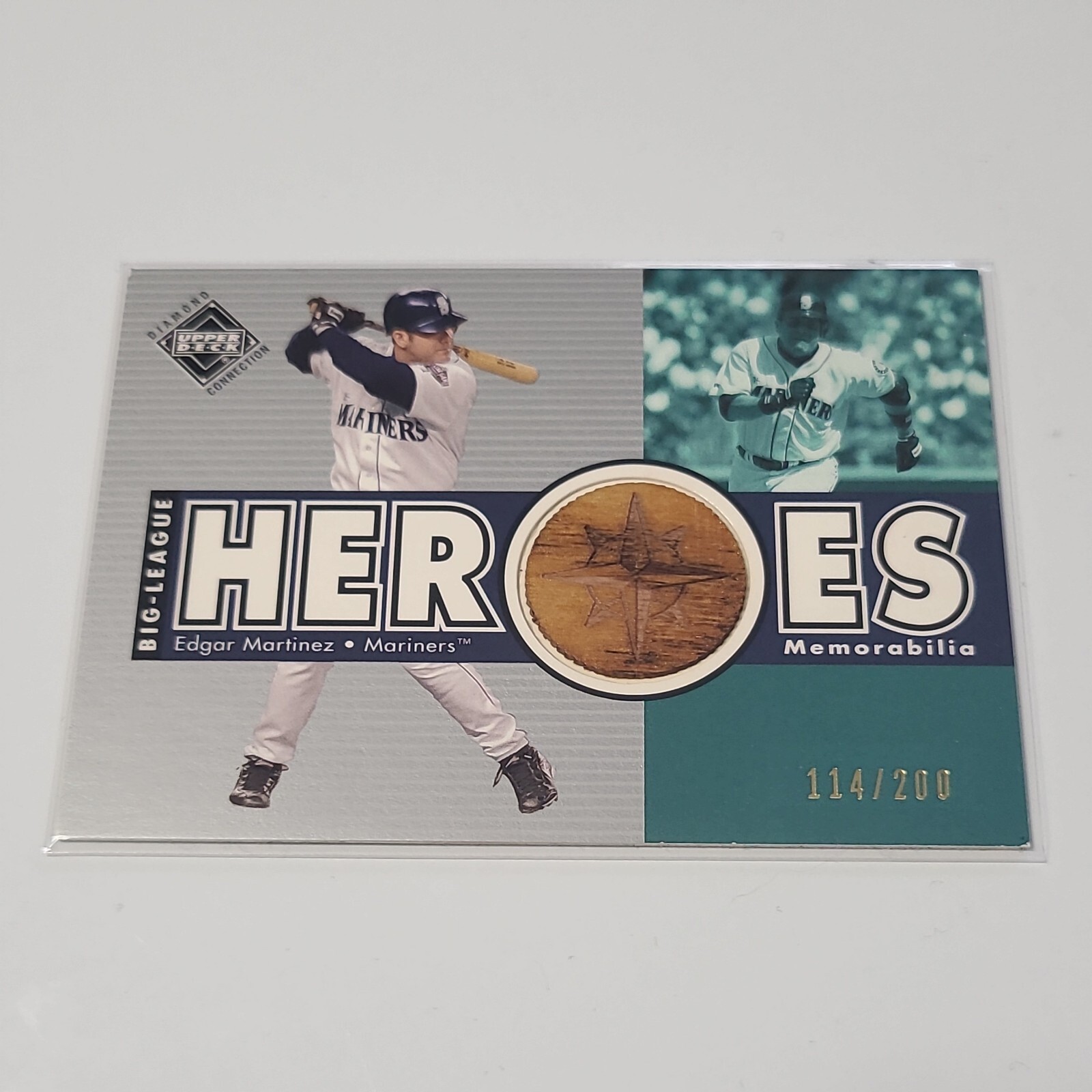 2002 Upper Deck Diamond Connection - Big League Heroes Bats #458 Edgar ...