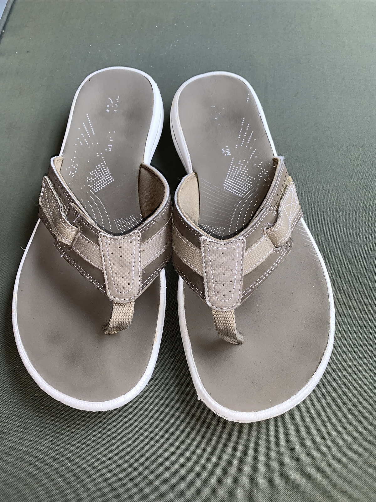 Clarks Cloud Steppers Women’s sandals Size 8M, Brinkley J Style Brown ...