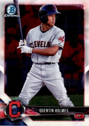 2018 Bowman Chrome Quentin Holmes . Cleveland Indians #BCP88 | eBay
