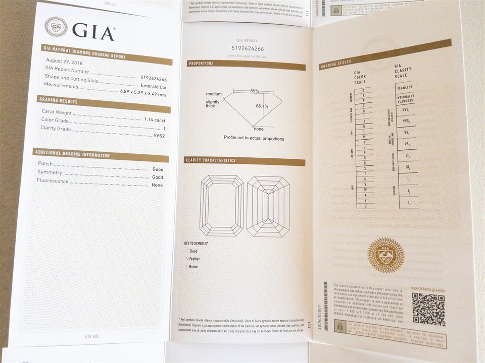 JB STAR $250,000 9ct GIA CERT Emerald Cut Diamond Platinum Wedding Ring ...