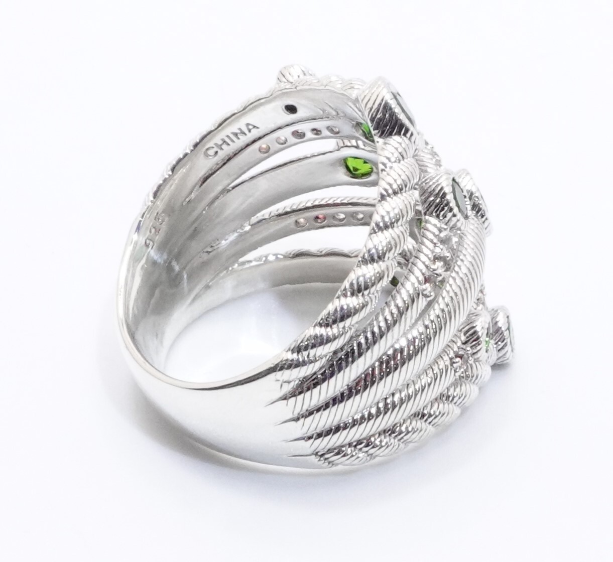 Judith Ripka Sterling Silver Green Chrome Diopside Ca… - Gem