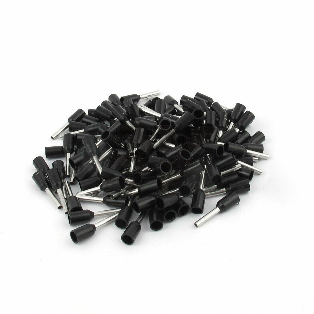 1000PC E7508 20AWG Black Cable Pre-Insulated Ferrules Terminal Wiring ...