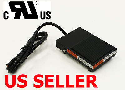 Metal Foot Switch Industrial Foot Pedal NON-SLIP Momentary Heavy Duty ...