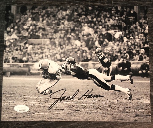 Jack Ham Autograph 8x10 Black & White Photo Signed Pittsburgh Steelers ...