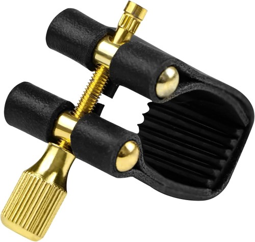 Kuwan Alto Saxophone Ligature Fastener Compact Durable Rubber Leather ...