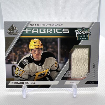 Rickard Rakell 2023-24 SP Game Used Winter Classic Fabrics Pittsburgh ...