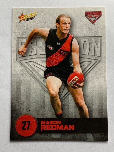 2021 AFL Select Footy Stars Common Card 'Mason Redman' Essendon #48 | eBay
