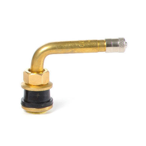 (4) 90 degree Tubeless Brass Truck Tire Valve Stems, TR570 with 90 ...