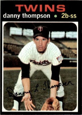 1971 Topps Baseball Card Danny Thompson Rookie Minnesota Twins #127 | eBay