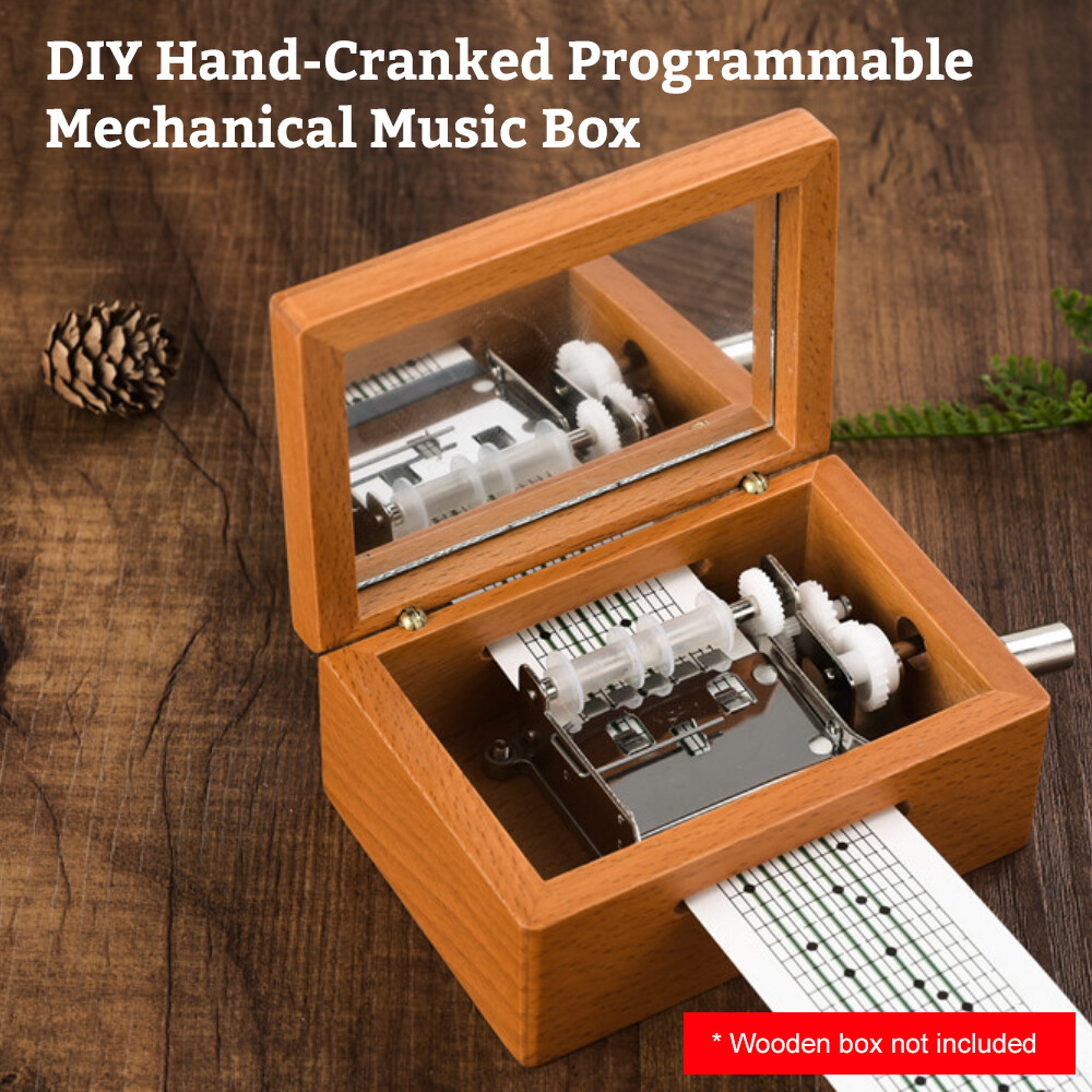 DIY 30-Note Box Set Hand-Cranked Programmable Mechanical Box 30 S6R5 | eBay