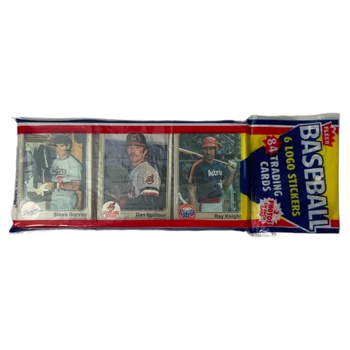 1983 Fleer Baseball Unopened 84ct. Jumbo Rack Pack Steve Garvey On ...