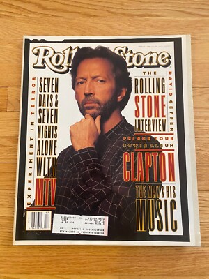 Vintage Rolling Stone Magazine Issue 655 April 29 1993 Eric Clapton Rock Music | eBay