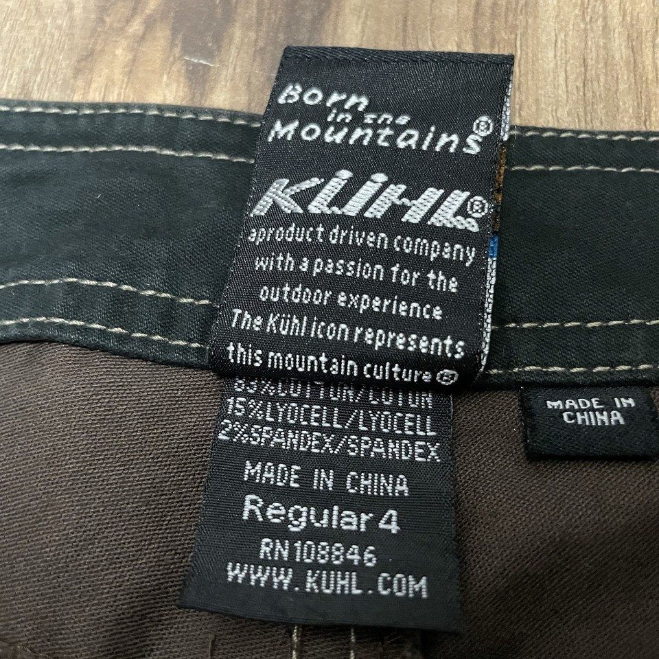 Kuhl Women's Size 4 Brown Born In The Mountains Hiking Travel Pants ...