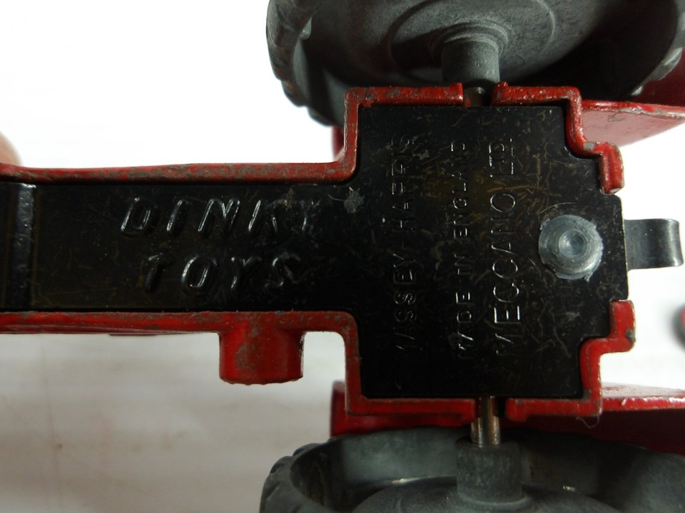 Dinky Toys 27AK Farm Tractor Massey Harris Hay Rake Vintage Model | eBay